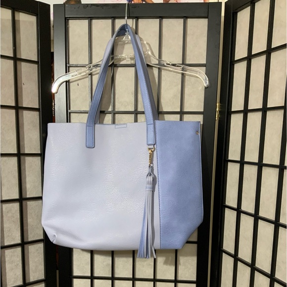 Ulta Beauty | Bags | Nwot Ulta Beauty Bags Two Tone Blue Vegan Leather ...